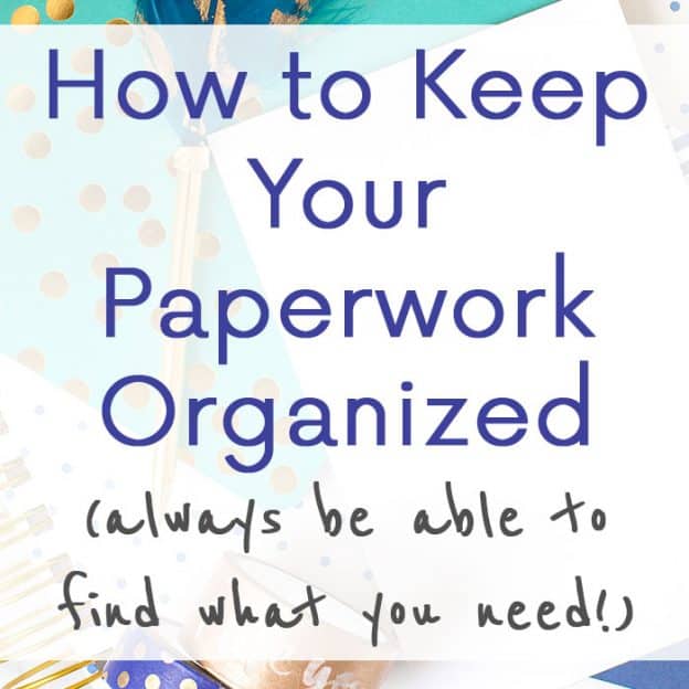 How to Get Organized at Home - The (mostly) Simple Life