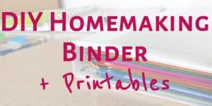 DIY Homemaking Binder - The (mostly) Simple Life