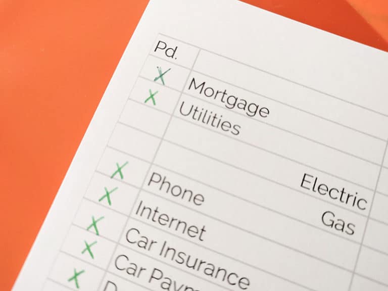 How to Organize Paying Bills: Our Simple System - The (mostly) Simple Life