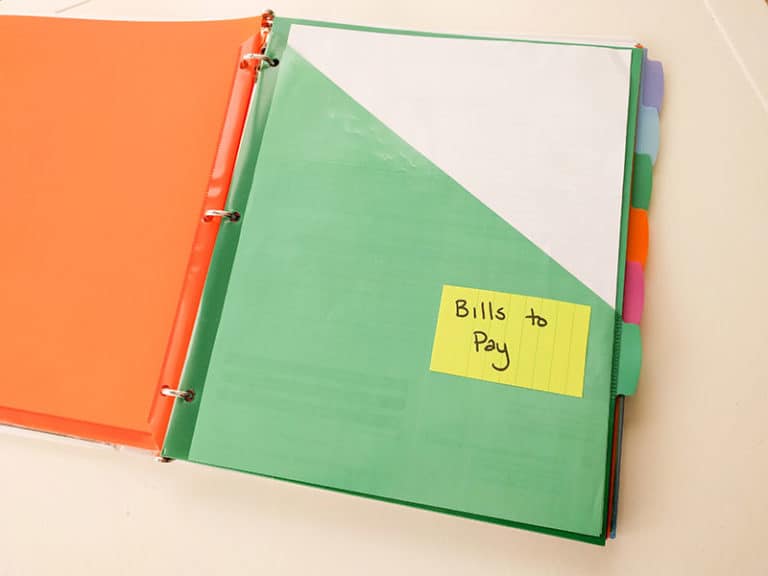 How to Organize Paying Bills: Our Simple System - The (mostly) Simple Life