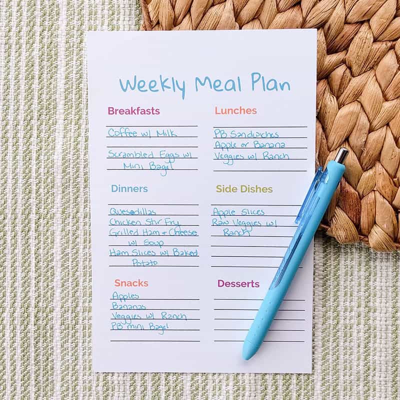 Budget Grocery List 50 A Week For Two Adults The mostly Simple Life
