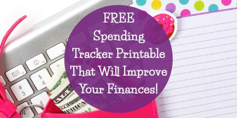 FREE Spending Tracker Printable That Will Improve Your Finances! - The ...