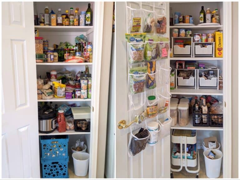 How to Organize a Deep Pantry - The (mostly) Simple Life