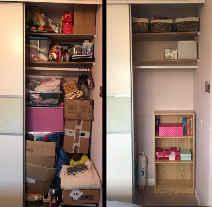 15 Best Declutter "Before & After" Images - The (mostly) Simple Life